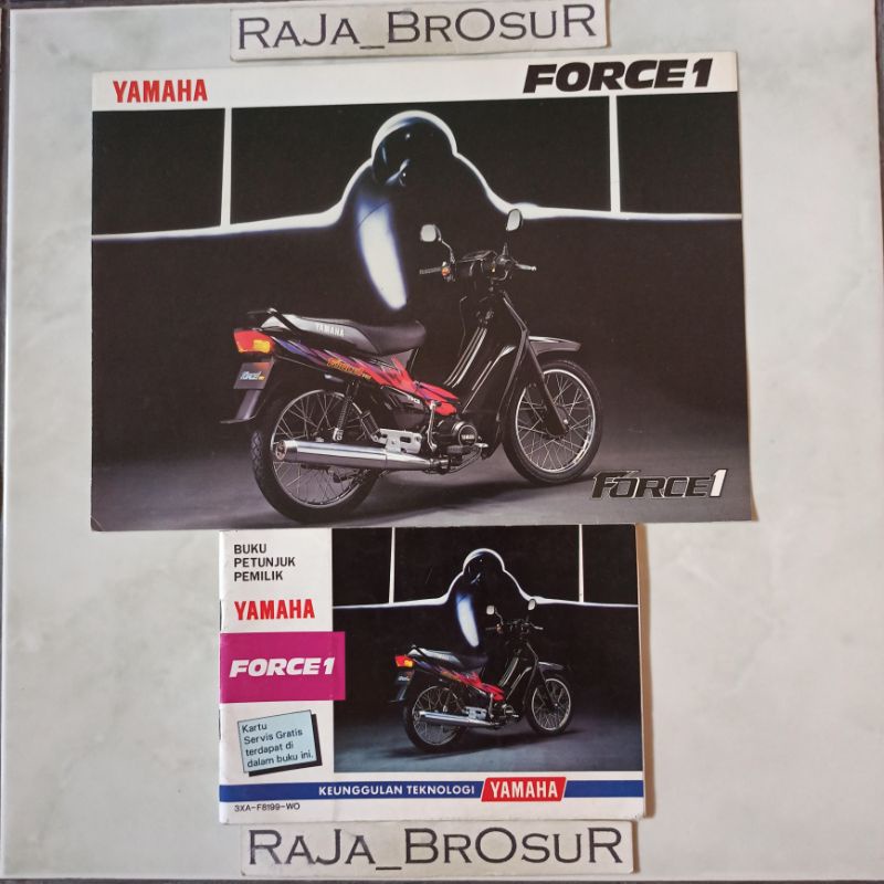 Jual Buku petunjuk pemilik/Manual book + Poster brosur katalog leaflet Yamaha Force1 Force 1 F1 ...