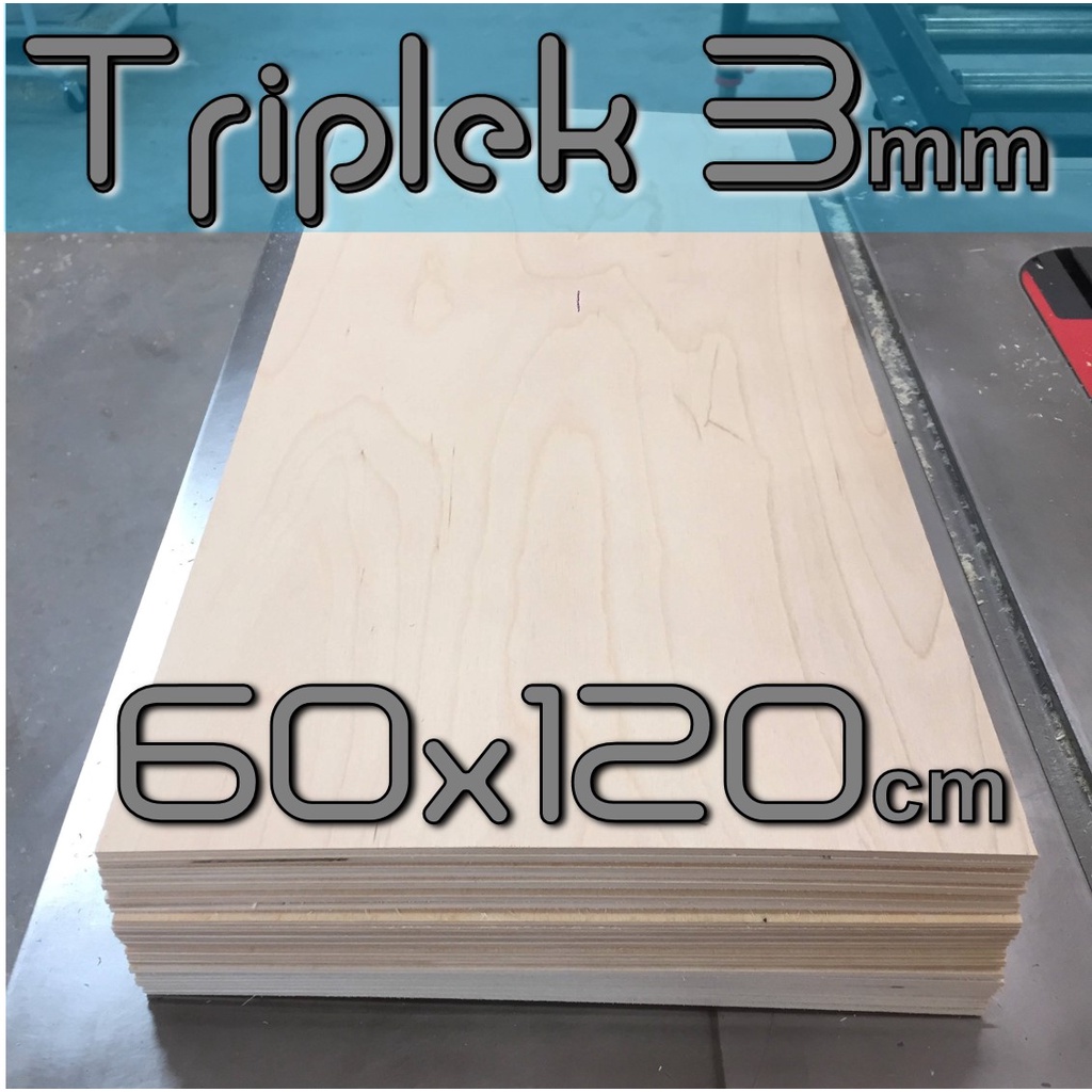 Jual TRIPLEK 3mm 60x120 cm (isi 3 pcs) | TRIPLEK 3 mm 60 x 120 cm ...