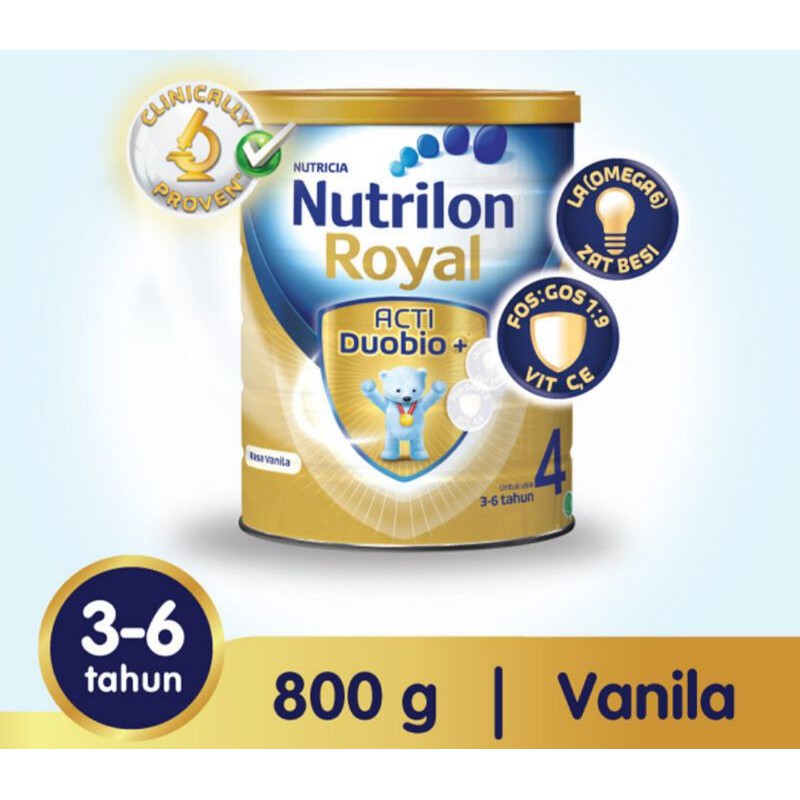 Jual Nutrilon Royal 4 Vanila 800 Gram / Vanilla 800Gr | Shopee Indonesia