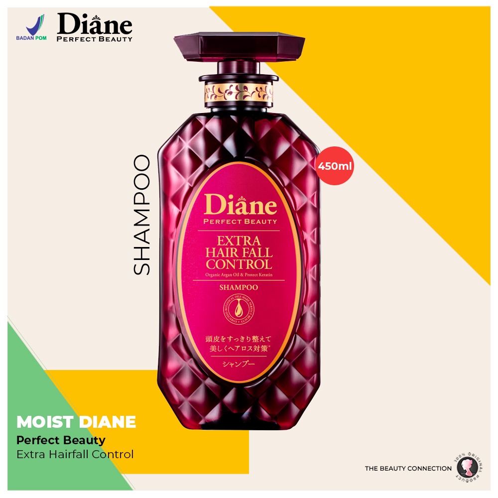 Jual MOIST DIANE Hair Fall Control Shampoo 450 ml (Made in Japan ...