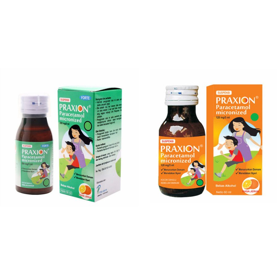 Jual Praxion Syrup Praxion Forte - Obat Demam Nyeri Anak | Shopee Indonesia