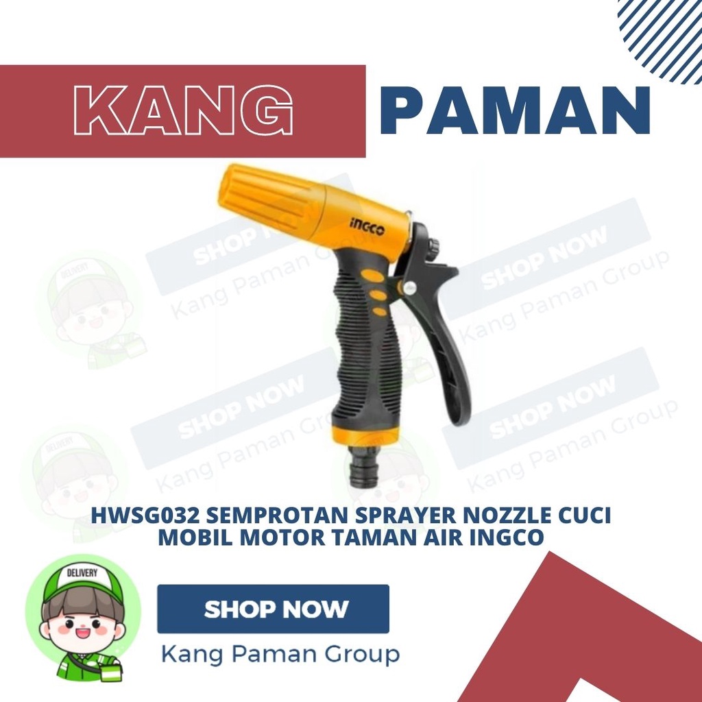 Jual HWSG032 Semprotan sprayer nozzle cuci mobil motor taman air ingco ...