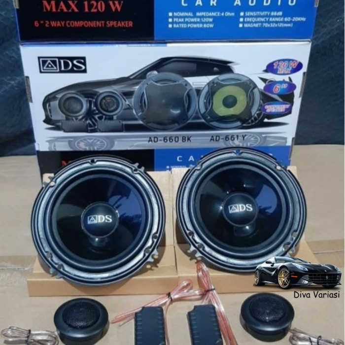 Jual Speaker mobil SPLIT ADS AD-660BK 2 Way 6,5 inch | Shopee Indonesia