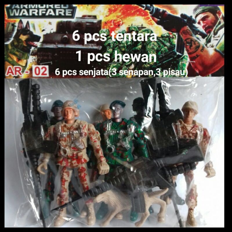 Jual mainan anak tentara army action figure war pajangan hiasan | Shopee Indonesia