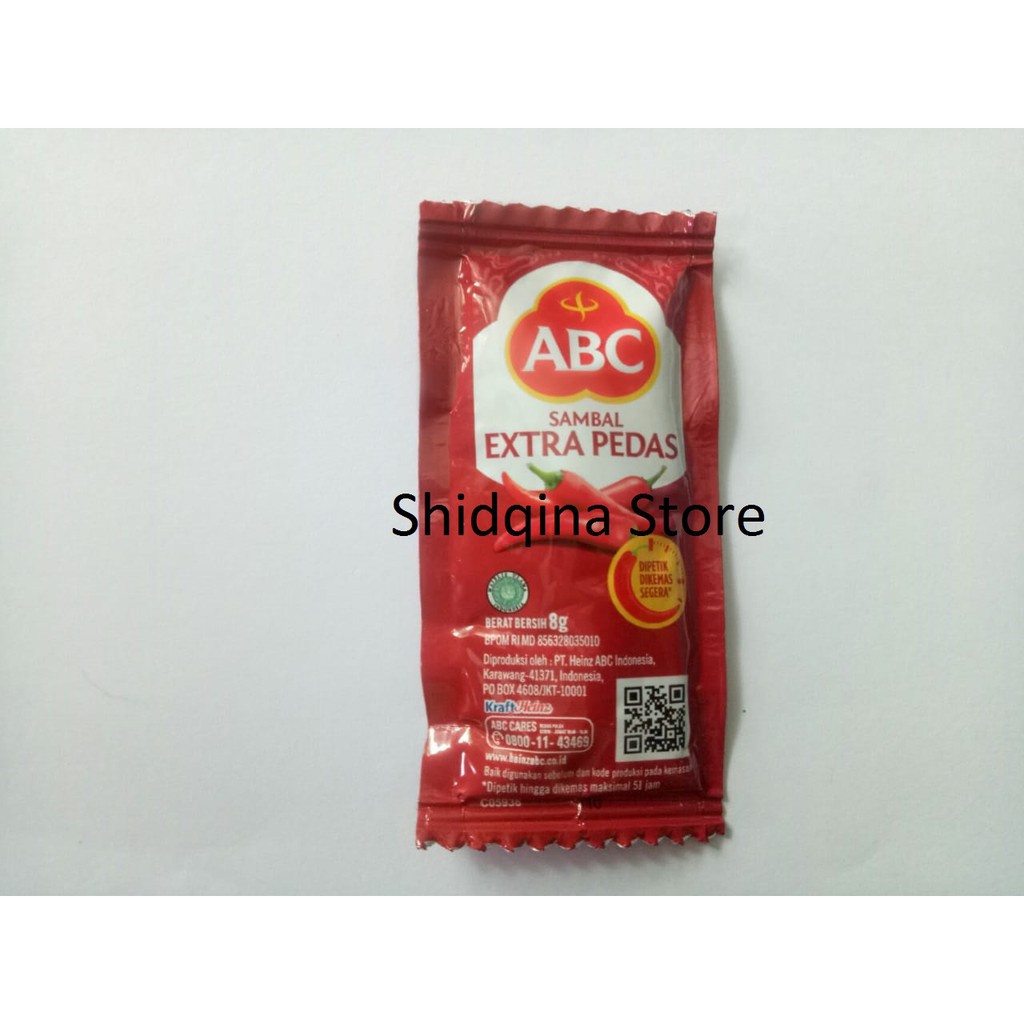 Jual Saus ABC Sachet Kecil Extra Pedas (8gram) | Shopee Indonesia