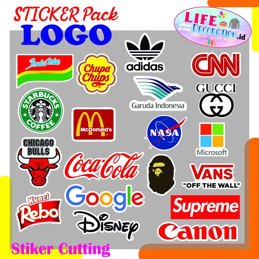 Jual STIKER LOGO / STICKER PACK | Shopee Indonesia