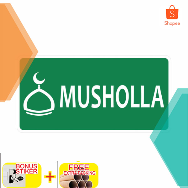Jual Rambu Plang Sign Musholla 30cm x 15cm Akrilik Keren | Shopee Indonesia