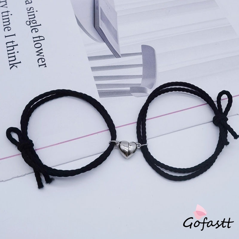 Jual 【COD】2PCS Gelang Couple Magnet Love / Gelang Couple Pria Wanita ...