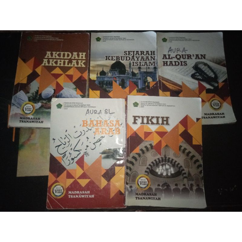 Jual BUKU KELAS 8 MTS KEMENAG (AKIDAH AKHLAK, FIKIH, SKI, QH, BAHASA ARAB) | Shopee Indonesia