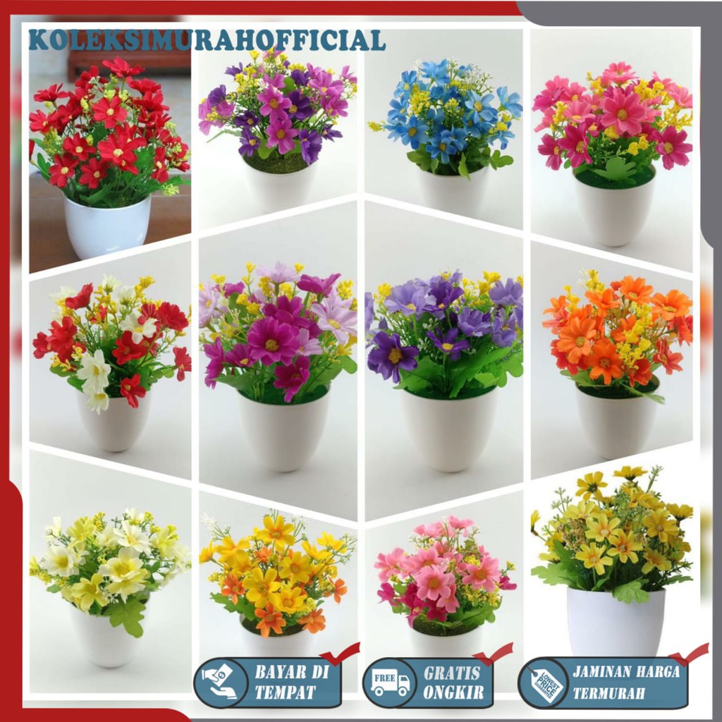 Jual COD BUNGA PLASTIK BUNGA PAJANGAN IMITASI BUNGA ARTIFISIAL BUNGA ...