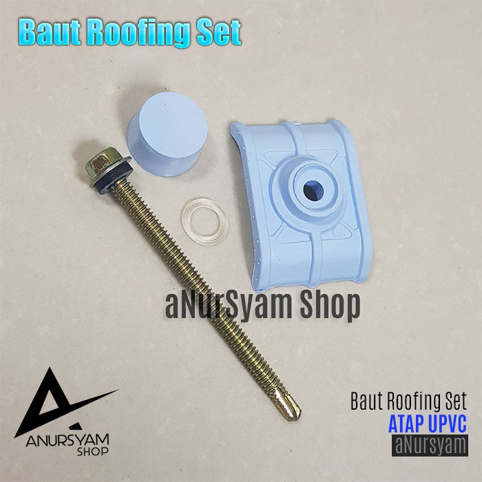 Jual 20 Set Baut Roofing Set Cap Screw Seal Atap UPVC / Baut Atap UPVC ...