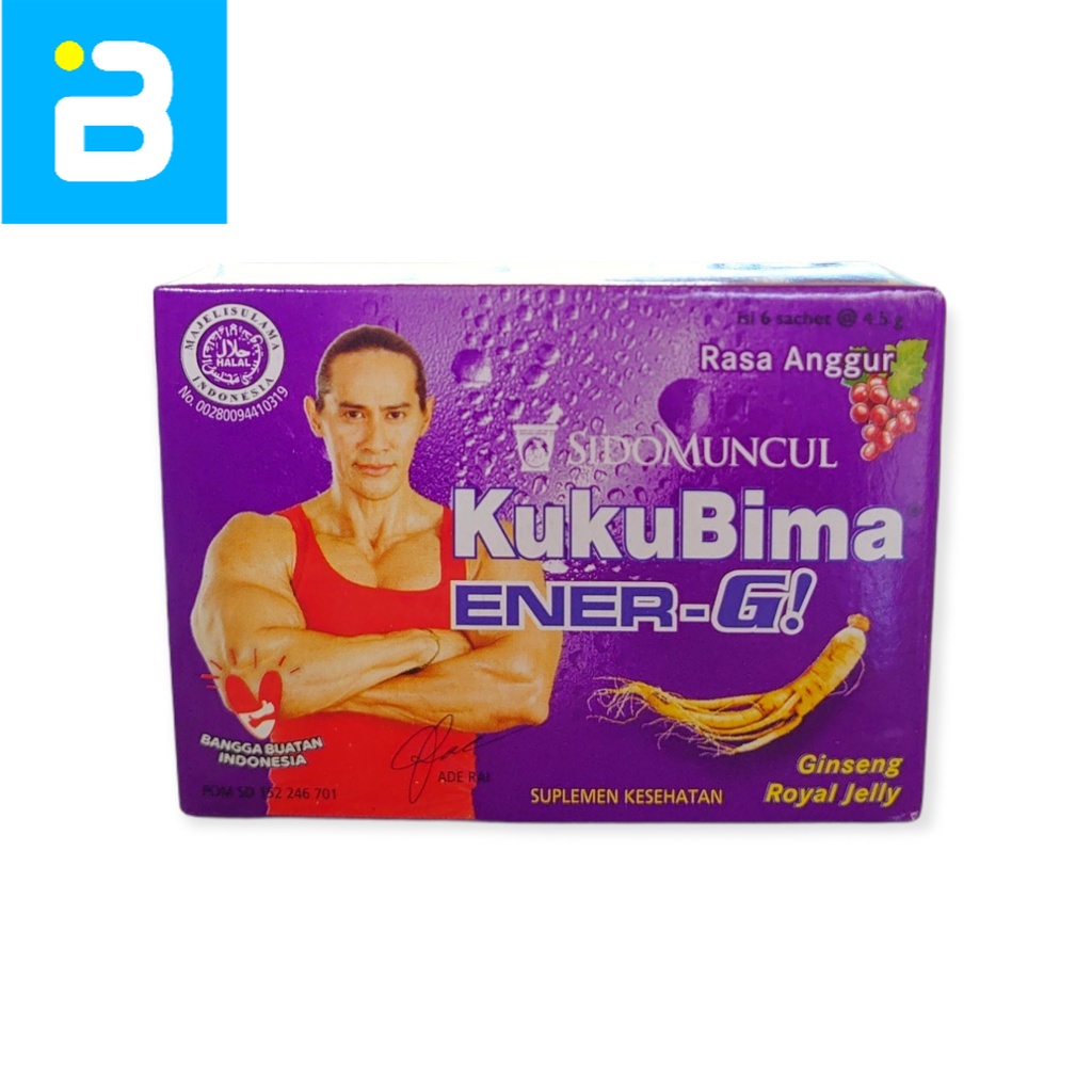 Jual Kuku Bima Ener-G Rasa Anggur 1 Box (6x4,5g) | Shopee Indonesia