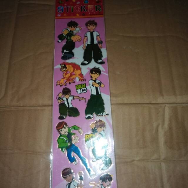 Jual Sticker Besar BEN10 Isi 5 Pcs | Shopee Indonesia