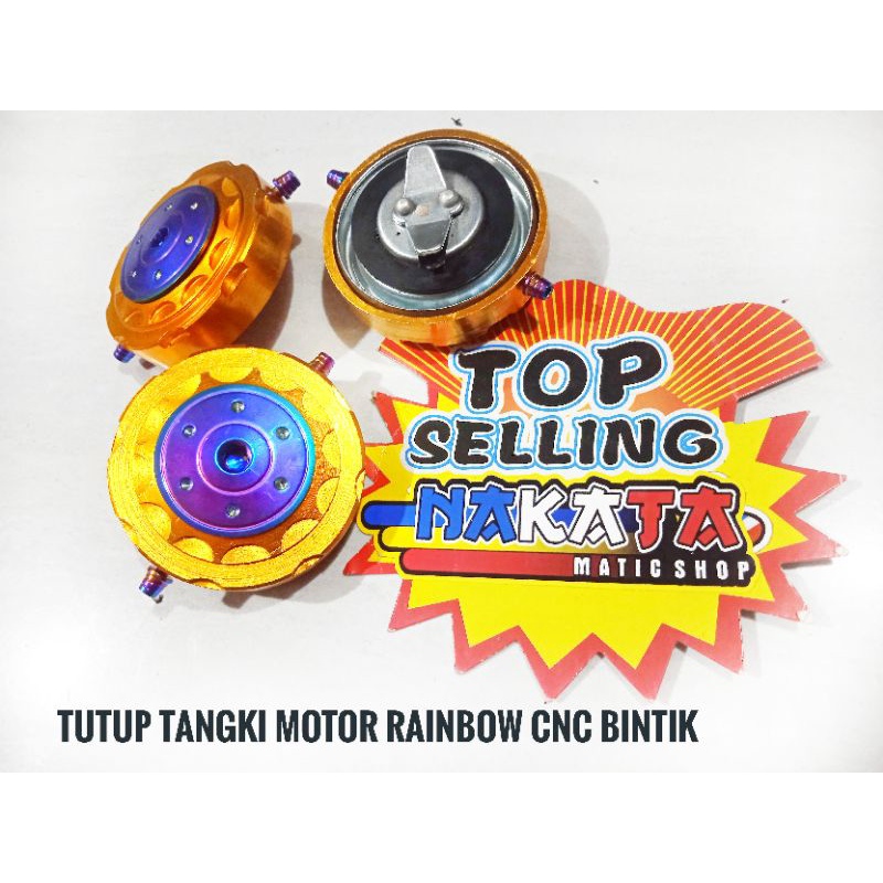 Jual tutup tangki motor rainbow tutup tengki motor rainbow cnc warna ...