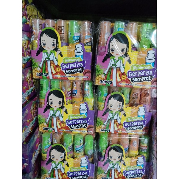 Jual permen semprot aneka rasa buah isi 30 | Shopee Indonesia