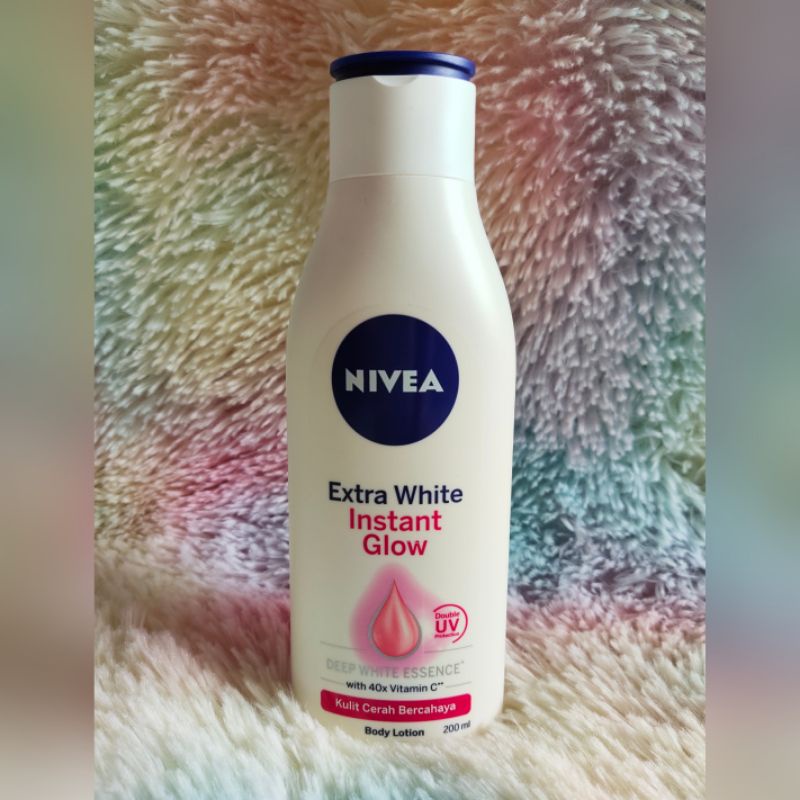 Jual Nivea Extra White Instant Glow Body Lotion 200 Ml New Shopee