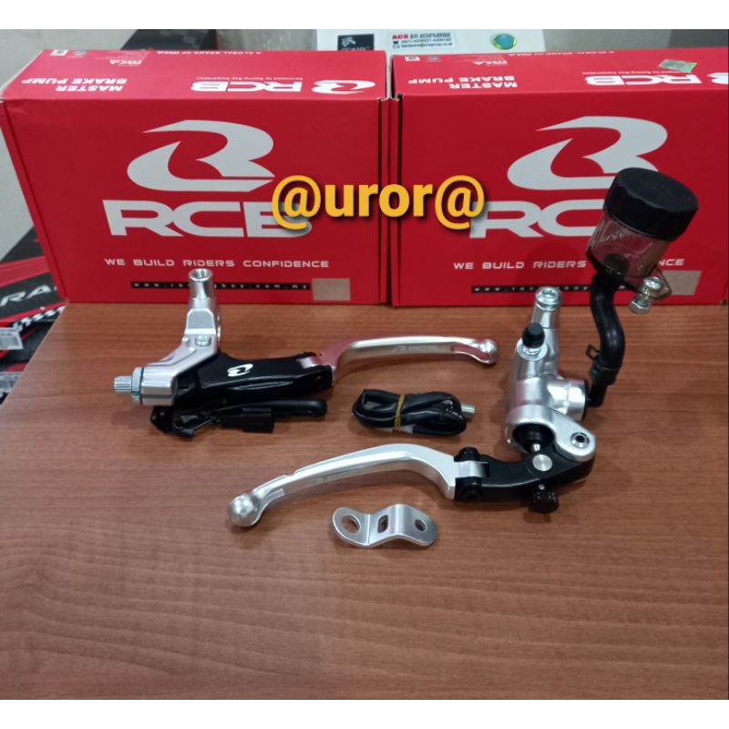 Jual MASTER REM RCB S1 14 MM & HANDLE RCB S1 REM / KOPLING WARNA SILVER ...