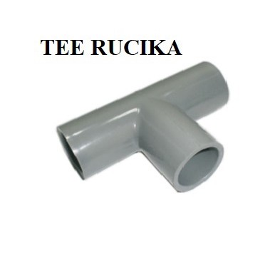Jual Rucika Tee PVC 3/4" AW / T 3/4 INCH / JUAL SAMBUNGAN PIPA TEE 3/4 ...