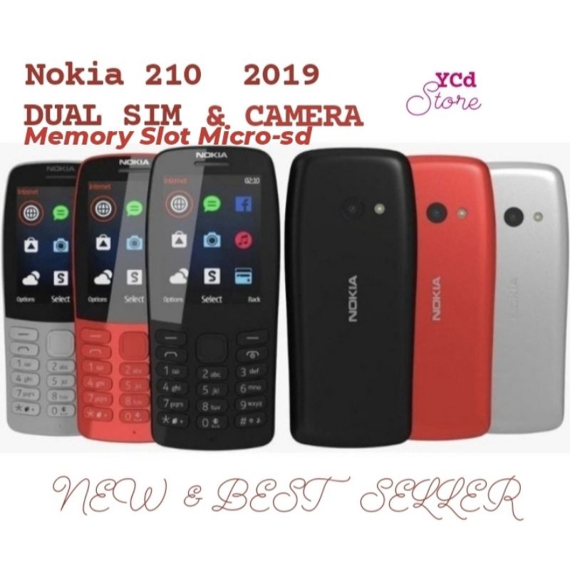 Jual Hp Nokia jadul 210 2019 New dual sim garansi resmi | Shopee Indonesia