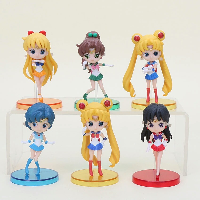Jual Sailormoon Pocket Figurine 6 Mainan Figur Set Sailor Mars Jupiter
