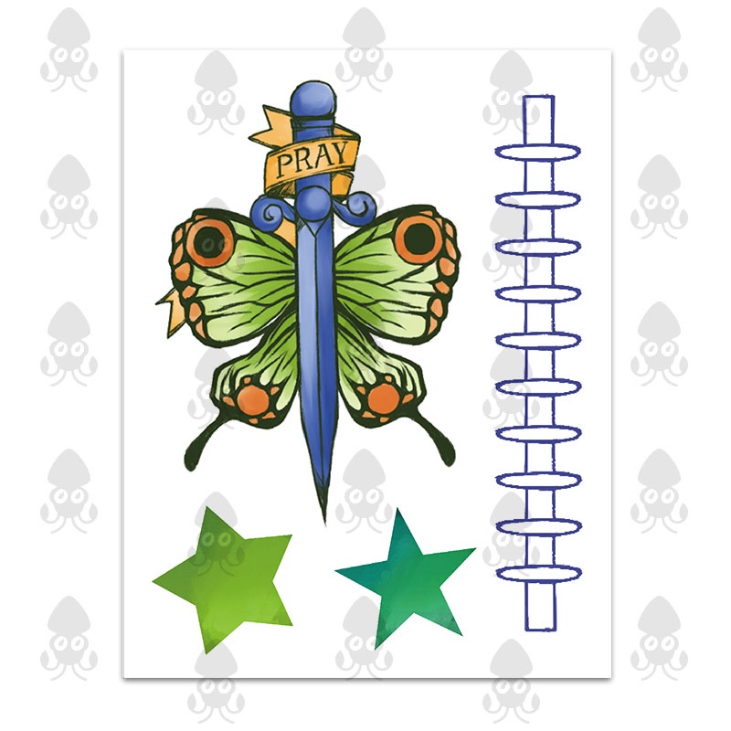 Jual Anime JoJo's Bizarre Adventure Jolyne Cujoh Cosplay Tattoo Sticker ...