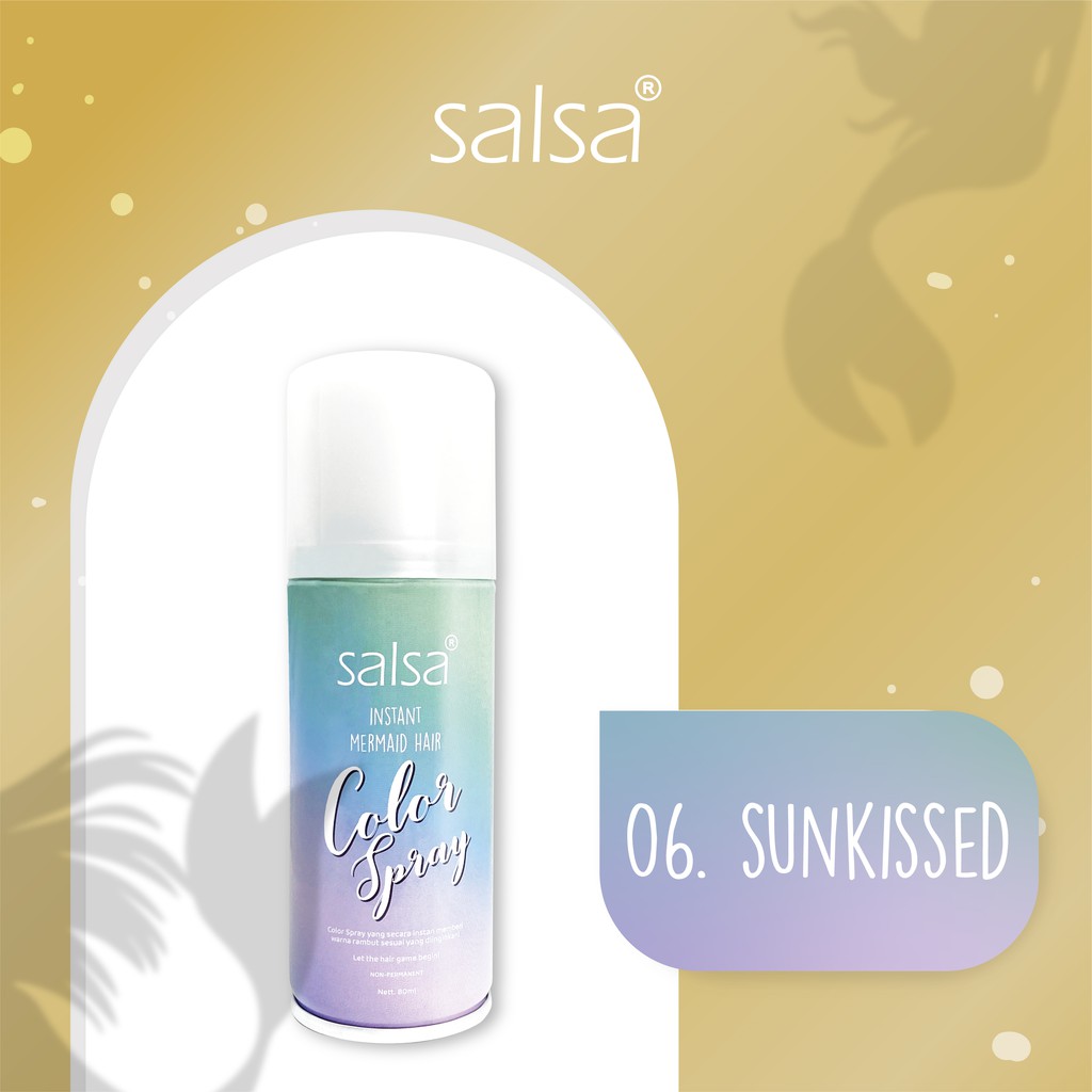 Jual SALSA Instant Mermaid Hair Color Spray - Semir Rambut Temporary ...