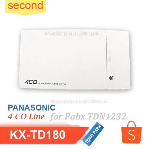 Jual KX-TD180 Expand Card 4 Port CO Line Pabx Panasonic TDN1232 Second ...