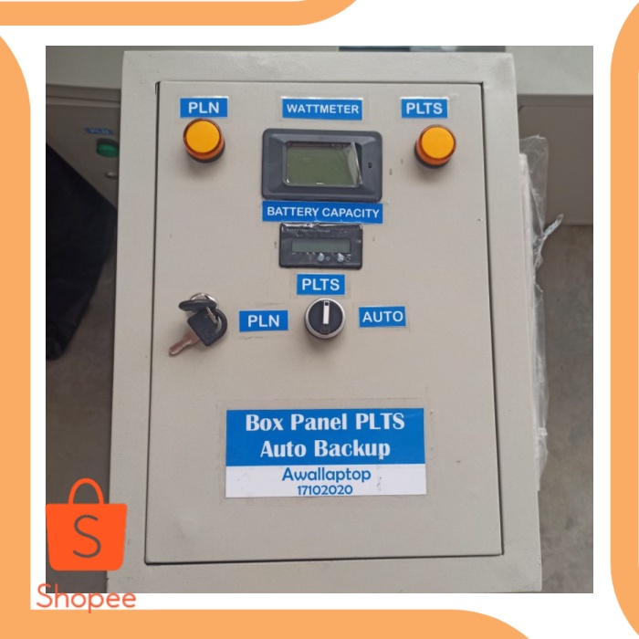 Jual Unik perkakas box panel PLTS auto backup 1000W pure sine wave with ...