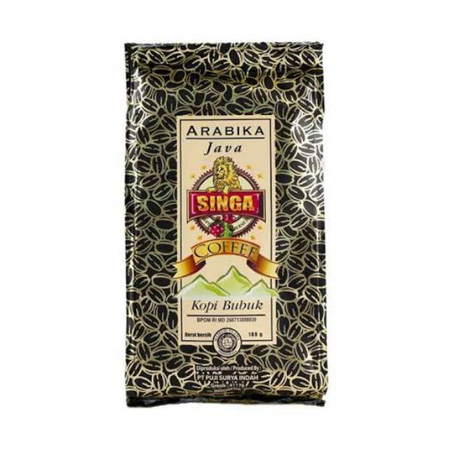 Jual KOPI SINGA JAVA ARABIKA 180 gram | Shopee Indonesia