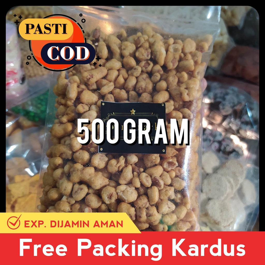 Jual Makanan Ringan Kacang Polong 500 Gram Snack Kiloan Jajanan Cemilan