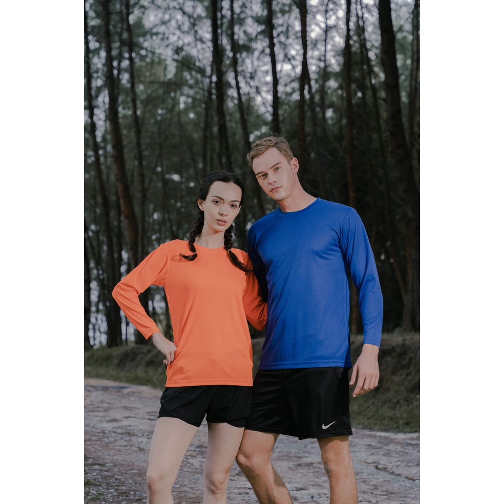 Jual Kaos Polos Ultifresh Lengan Panjang 100% Polyester - Premium T ...