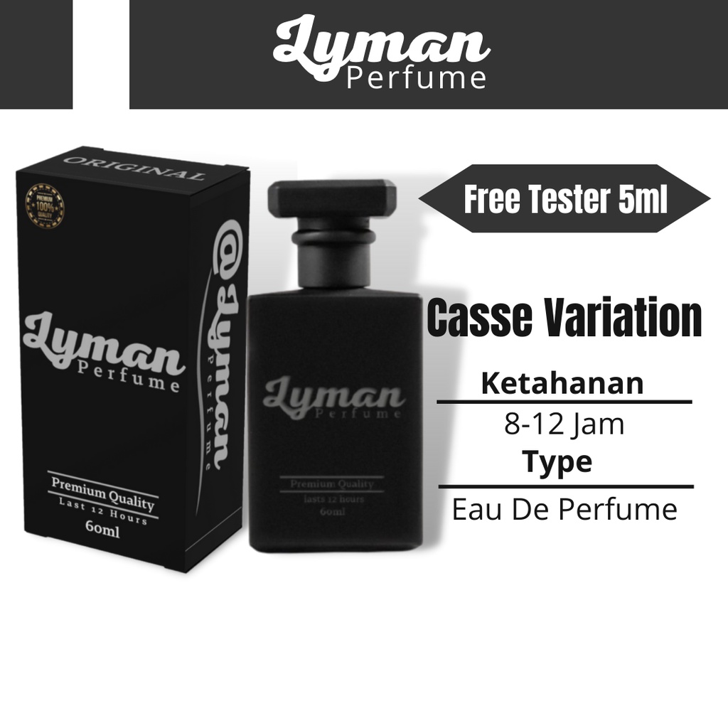 Jual Parfum Pria Terbaik Lyman Perfume 60ml Extrait De Perfume Tahan ...