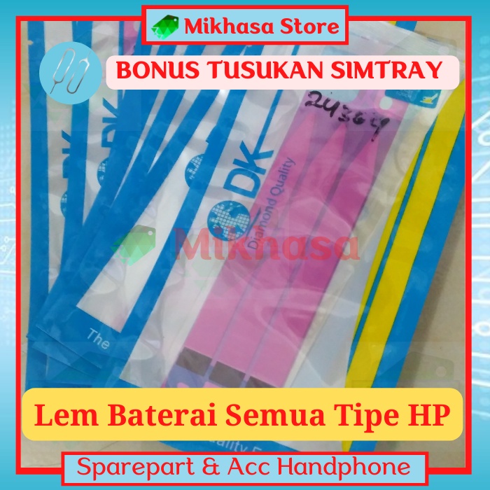 Jual Lem Baterai Tanam Universal Glue Battery Tape Strip Sticker ...