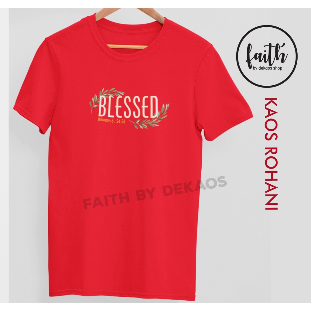 Jual KAOS BLESSED / KAOS ROHANI KRISTEN / KAOS PASKAH / KAOS NATAL ...