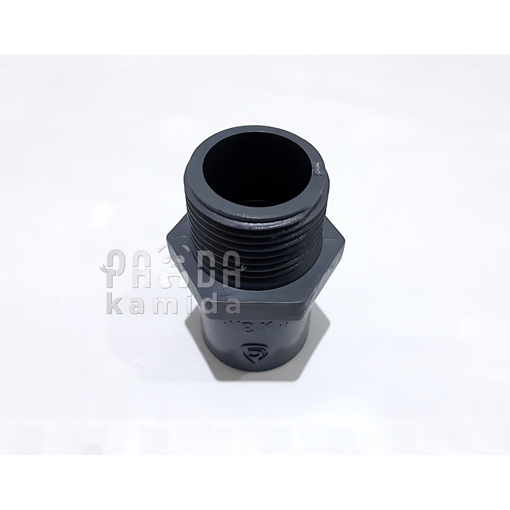 Jual GREST Sock Drat Luar PVC 1 x 3/4 in SDL 1" x 3/4" Valve Socket ...