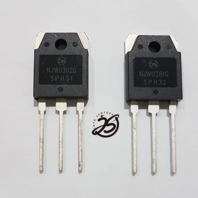 Jual NJW0302 NJW0281 ASLI ORIGINAL (1 SET) NJW0302 - 0281 NJW 0302 NJW 0281 250V - 15A - 150W ...