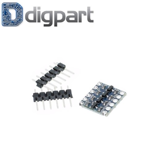 Jual IIC I2C 4 Channel Logic Level Converter Module Bi-Directional 3.3V ...