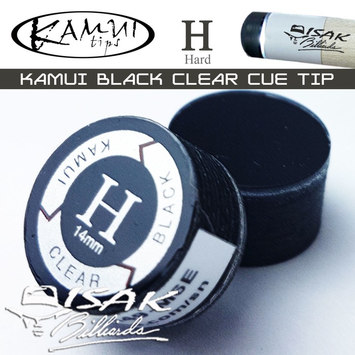 Jual Kamui Black Clear H - Hard Cue Tip - Billiard Stick Biliar Japan ...