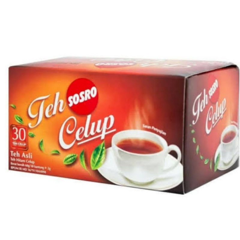 Jual Teh celup sosro perpack isi 30 sachet tea | Shopee Indonesia