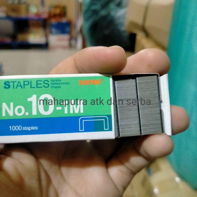 Jual STAPLES KECIL NO 10 JOYKO ISI STAPLER KECIL MURAH GROSIR | Shopee ...