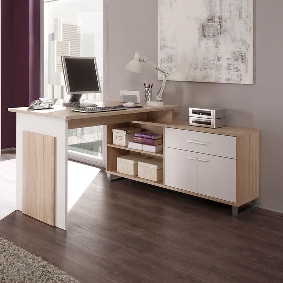 Jual Meja Kerja/Meja Belajar/Meja Kantor/Meja Komputer L Panjang 150 cm ...