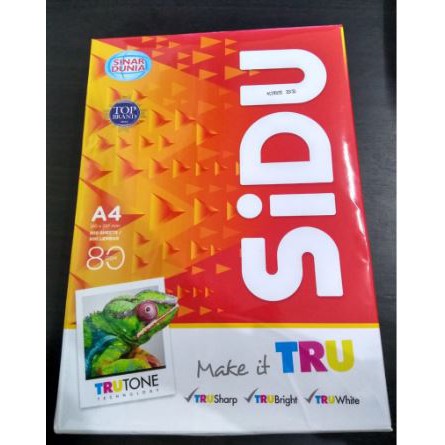 Jual Kertas A4 Sidu 80 GSM | Shopee Indonesia