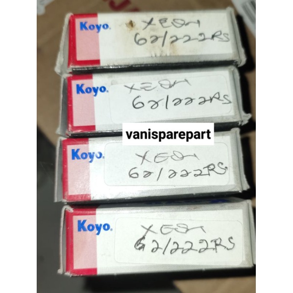 Jual BEARING KELAKER 6222 KOYO BEARING RODA BELAKANG XEON | Shopee ...