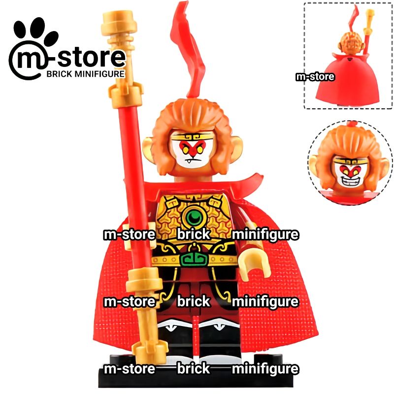 Jual brick monkey king sun go kong sun wukong brick mini figure ...