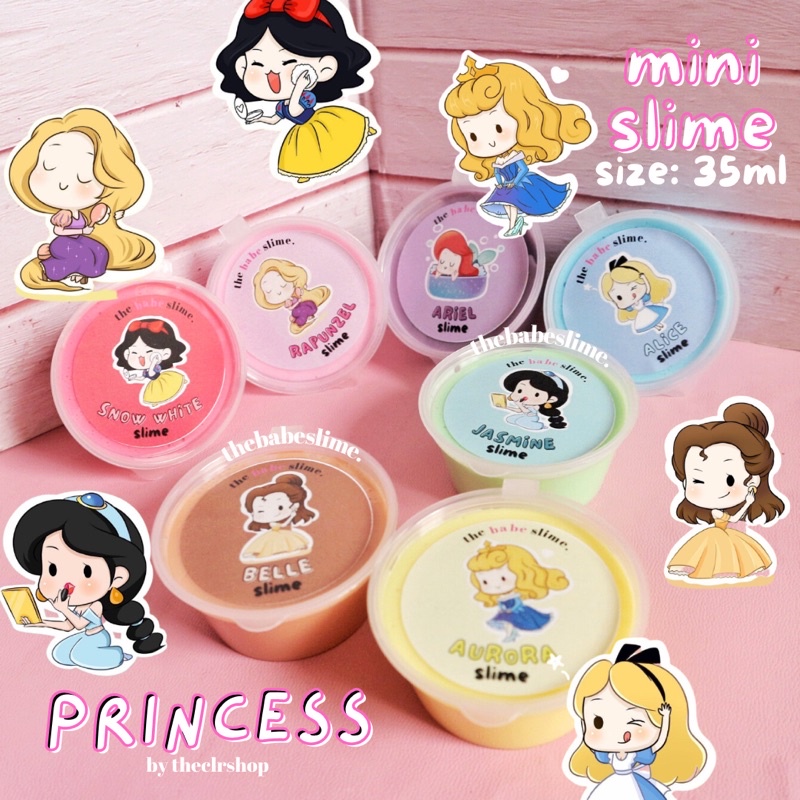 Jual PRINCESS MINI SLIME BY THEBABESLIME 35ML (MADE BY ORDER) | Shopee ...