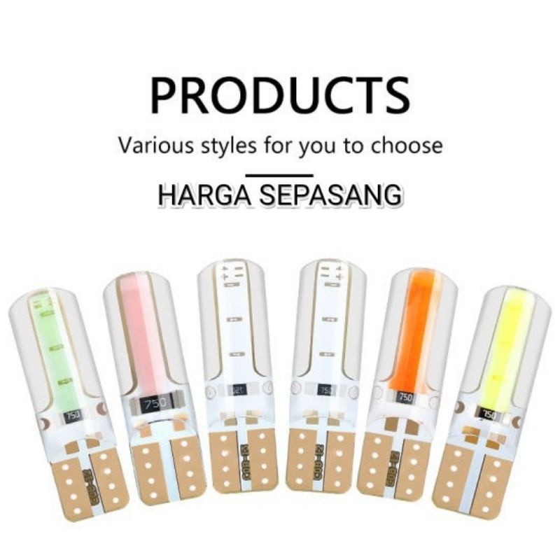 Jual LAMPU T10 Jelly 6mata Led Superbrigh 12v Jual Per Satu Biji ...