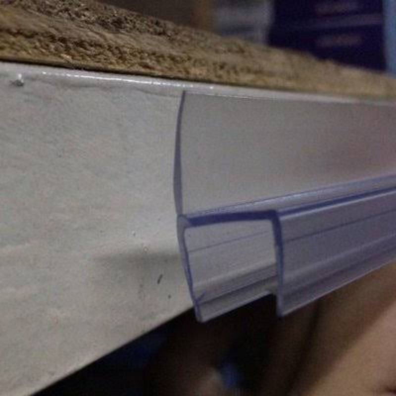 Jual Glass Water Seal Clip Polycarbonate Seal Pintu Kaca Lurus Model H ...