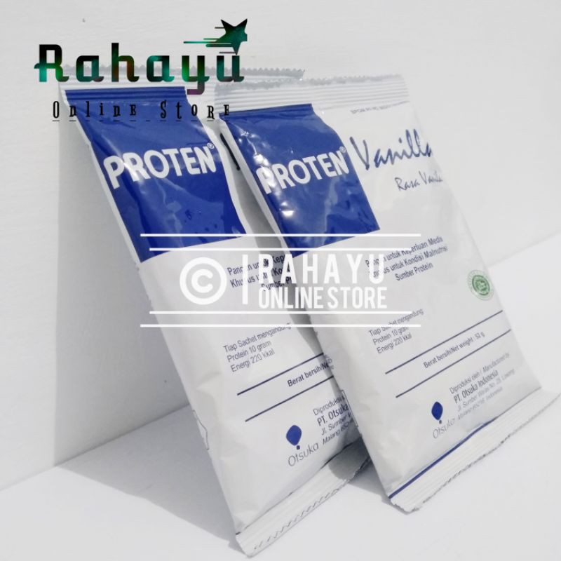 Jual Proten (20 Sachet) Vanilla dan Coklat 52g | Shopee Indonesia