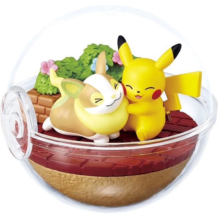 Jual Pokemon Pikachu & Yamper Terrarium Collection EX Galar Re-Ment ...