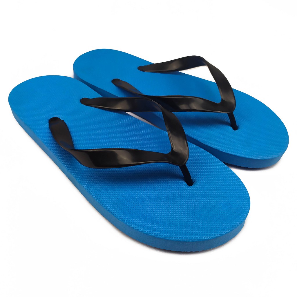 Jual Sandal Jepit Polos | Sendal Spon Pria Casual Warna Biru Muda ...